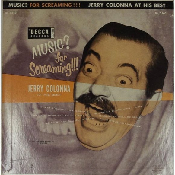Jerry Colonna, Decca Records | Media | Vintage 955 Jerry Colonna Music ...
